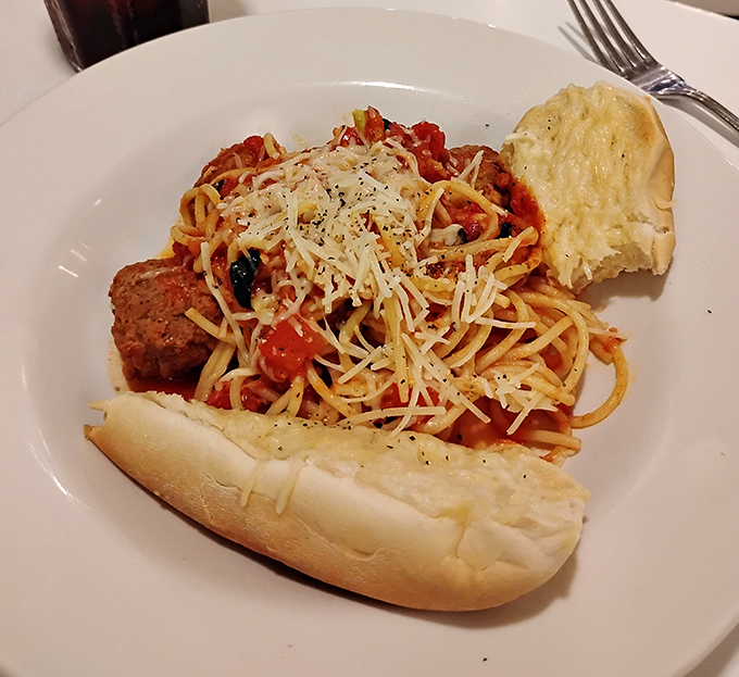 Spaghetti and meatballs that would make any Italian grandmother nod in approval. Comfort food that hugs you from the inside out.7. spaghetti and meatballs