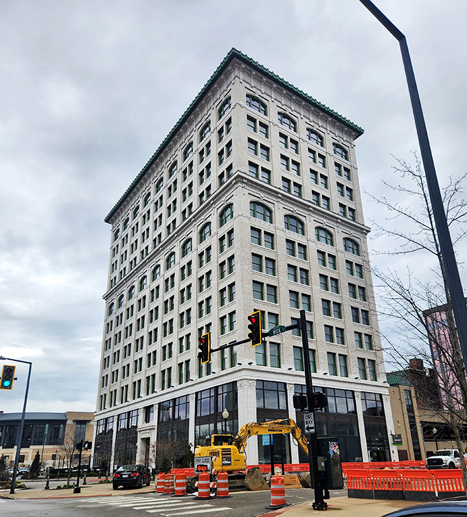 The Stambaugh Building stands tall as downtown's crown jewel, minus the crown jewel rent prices.