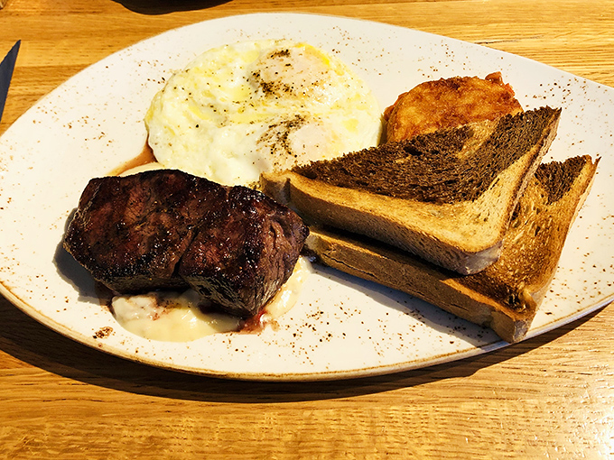 Steak and eggs: proof that breakfast can be a main event, not just an opening act.