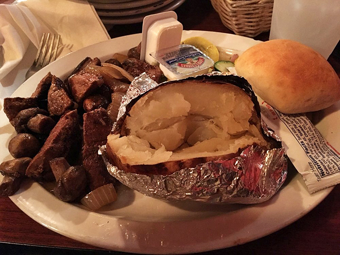 Perfectly seasoned steak tips that could convert even the most devoted vegetarian to the dark side.
