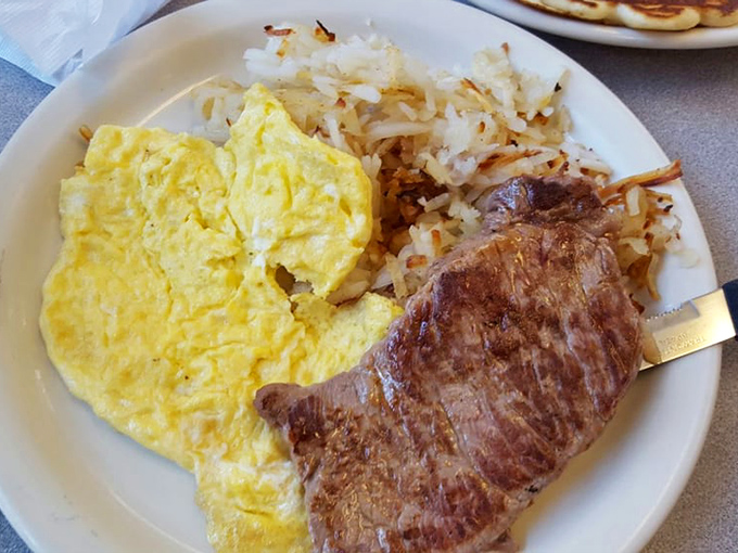 The perfect steak and eggs&mdash;where breakfast meets dinner and nobody's complaining about the introduction.