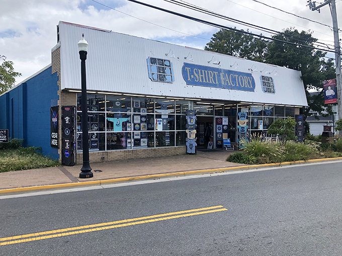 The T-Shirt Factory&mdash;because what's a beach vacation without the mandatory souvenir shirt to prove you were there? Sunburn fades, cotton is forever.