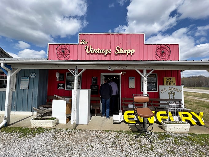 The Vintage Shopp proves that treasure hunting never goes out of style. Those chairs aren't just furniture&mdash;they're front-row seats to summer evenings on the porch.