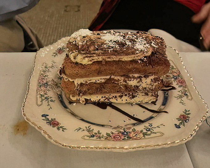Tiramisu that looks like it graduated with honors&mdash;layers of espresso-soaked ladyfingers and mascarpone creating the Harvard of Italian desserts.