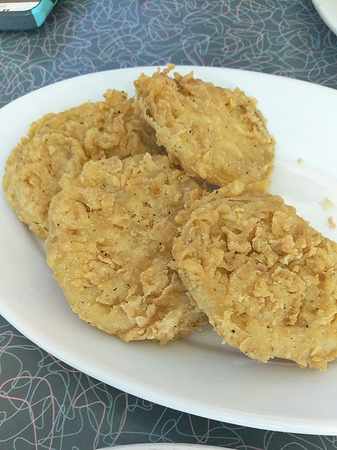 These perfectly battered and fried green tomatoes deliver Southern comfort in every golden bite.