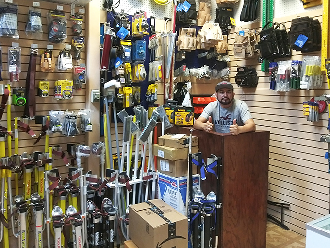 Every handyman's dream arsenal, where the right tool for every job patiently awaits adoption.
