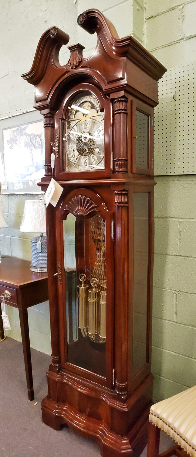 This grandfather clock doesn't just tell time—it tells stories. Imagine the generations who've synchronized their lives to its steady tick.