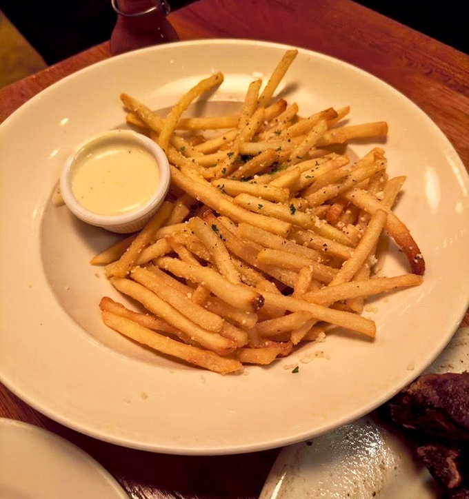 These aren't just fries; they're golden wands of potato perfection that make you wonder why you ever ate them any other way.