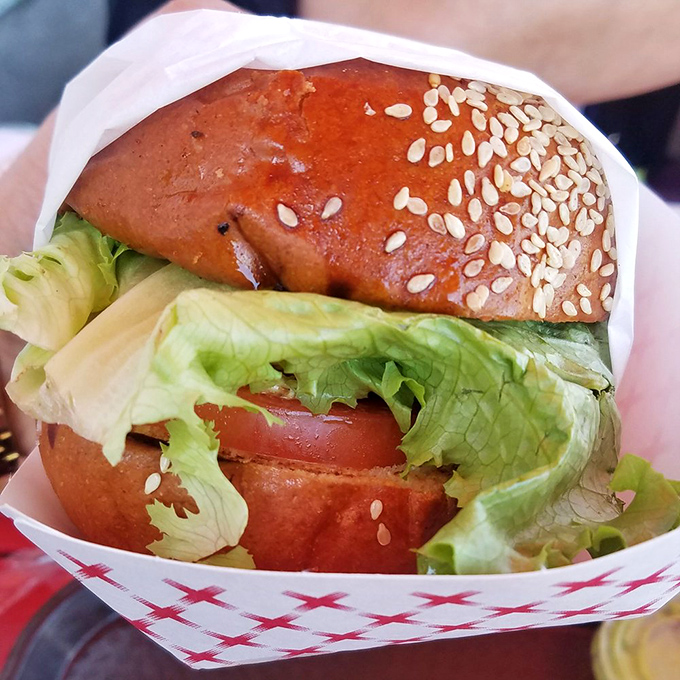 The tuna burger&mdash;proof that sometimes the best sandwiches don't need to apologize for not being a cheeseburger.