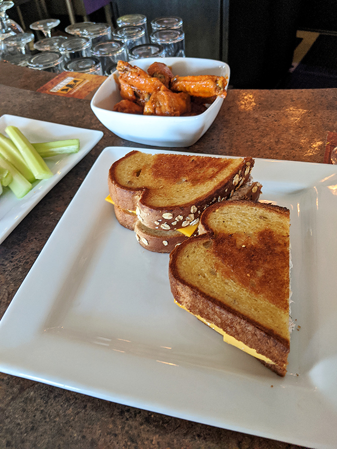 The humble tuna melt, elevated to art form &ndash; crispy bread giving way to creamy tuna that makes you rethink lunch priorities.