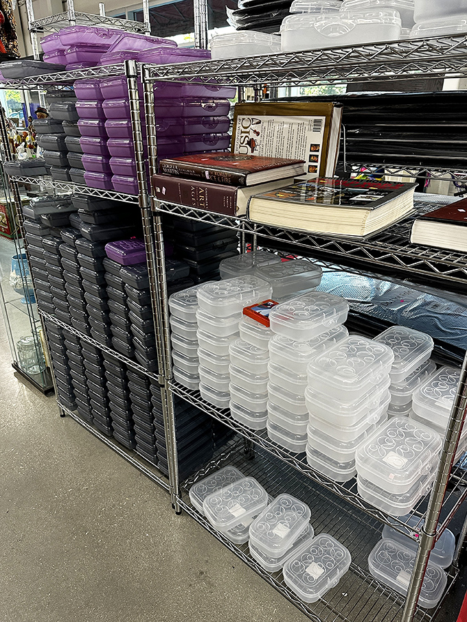 Plastic container heaven awaits the organizationally obsessed&mdash;because nothing says "adulting" quite like matching food storage solutions.