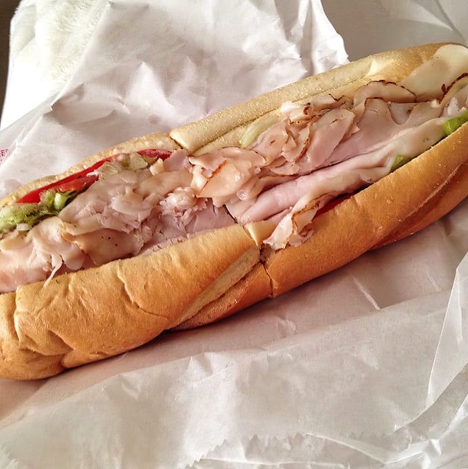 The humble turkey hoagie, wrapped in paper like a present to yourself – simple pleasures are often the most profound.