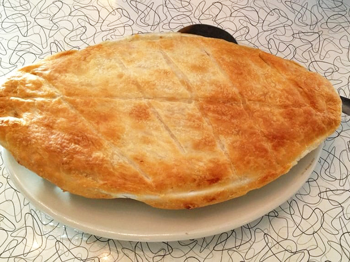 This turkey pot pie isn't just dinner&mdash;it's edible architecture! That golden crust is the roof over a party your taste buds are invited to.