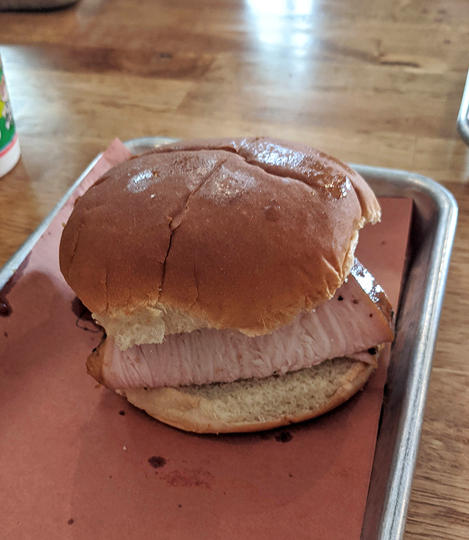 Even the turkey gets the royal treatment here, proving that poultry can be just as exciting as its pork counterparts.