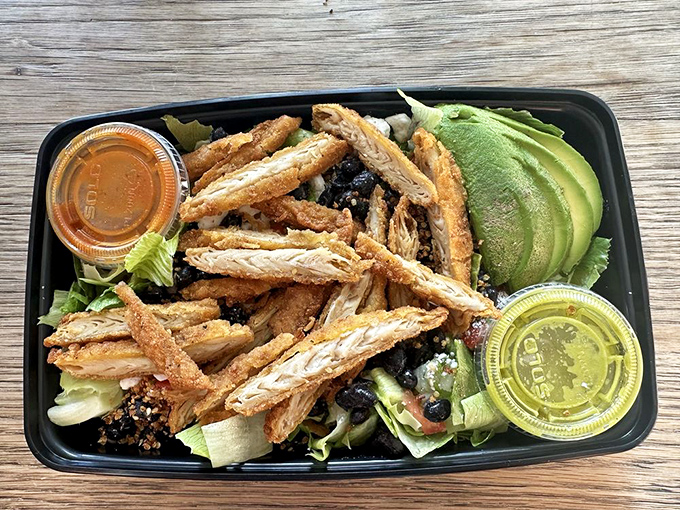 Who said healthy eating means sacrifice? This vibrant salad packs more flavor and texture than most full-course meals you've had.