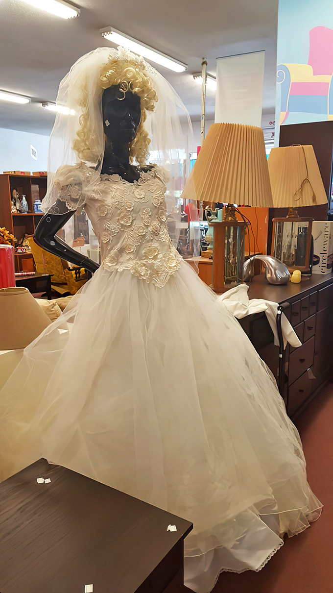 Someone's "I do" becomes your "Why not?"&mdash;vintage wedding gowns seeking second acts and new love stories.