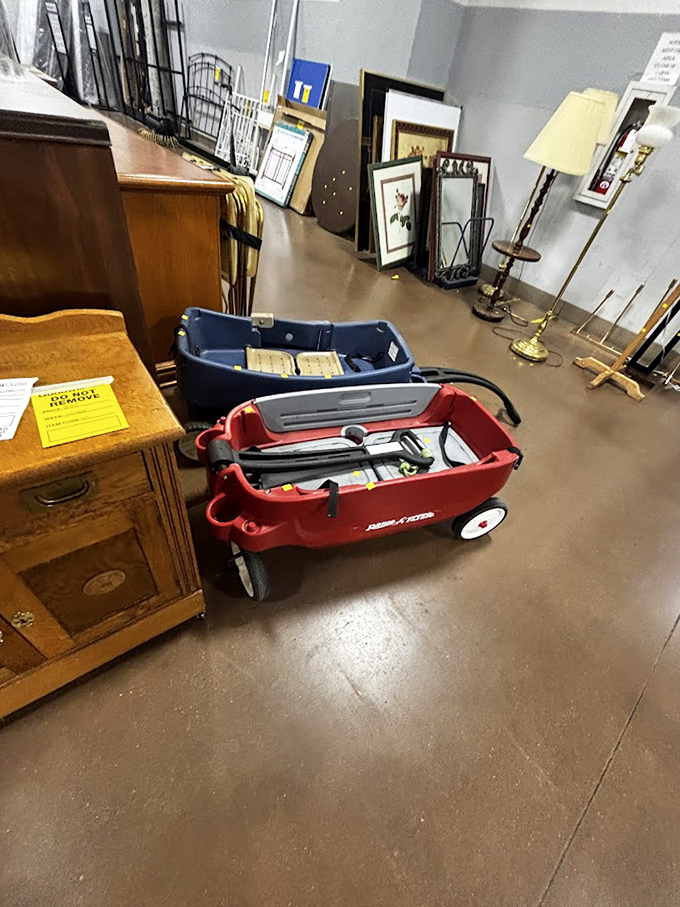 Vintage wagons and solid wood furniture remind us when things were built to last forever.