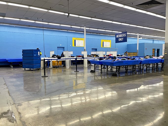 The "Members Only" sign isn't guarding a 1980s jacket collection, but a special section where regulars find extra savings.