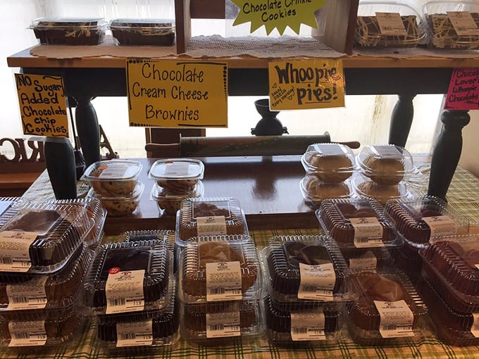 Whoopie pies and brownies lined up like contestants in a deliciousness pageant. No participation trophies here&mdash;everyone's a winner.