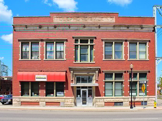 The historic Telephone Building stands as a brick-and-mortar reminder of when "going viral" meant catching a cold and "texting" required operators and switchboards.