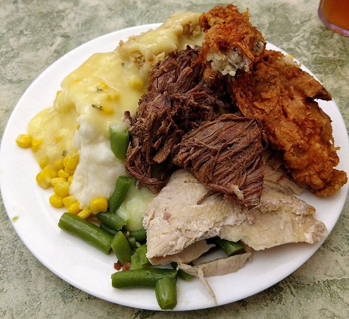 A plate that tells the story of Amish country better than any guidebook&mdash;where proteins and vegetables gather for a family reunion of flavor.