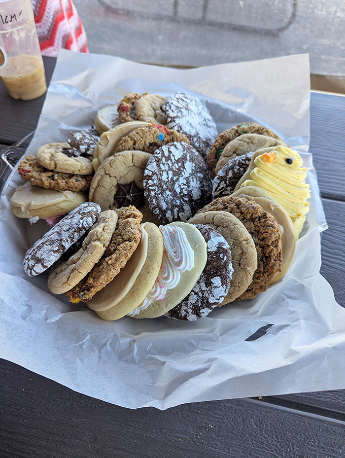 Cookie assortment that would make your grandmother simultaneously proud and jealous. The perfect road trip fuel.