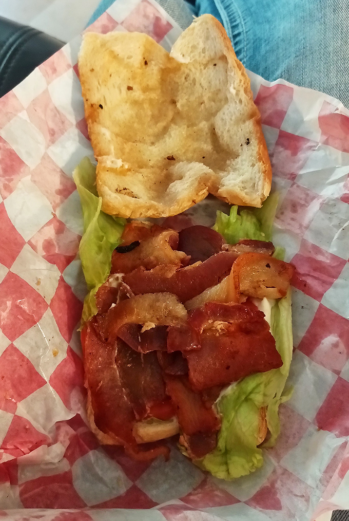 This BLT isn't trying to reinvent the wheel&mdash;just perfect it with a generous stack of crispy bacon that makes every bite a textural adventure.