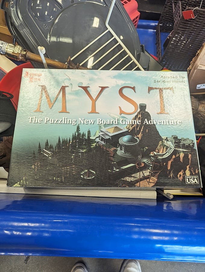 The MYST board game &ndash; a 90s classic that once sold for $50+ now waiting to transport a new player into its mysterious world for pocket change.