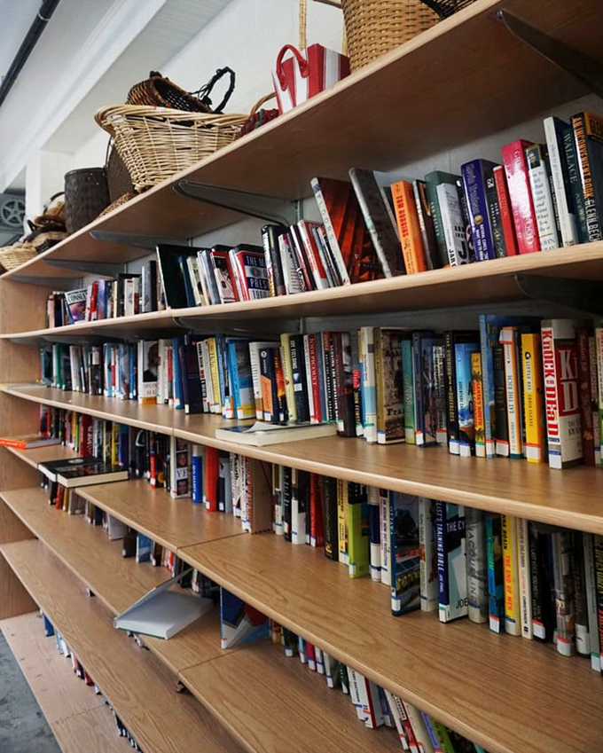 Each spine tells two stories: the one printed inside and the journey that brought it here. Literary treasures at paperback prices—what's not to love?