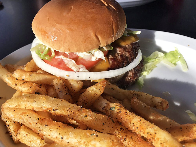 A burger that doesn't need filters or fancy lighting&mdash;just honest ingredients coming together like a delicious family reunion.