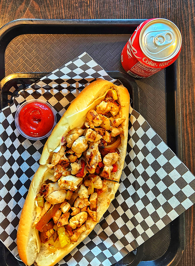 The chicken cheesesteak&mdash;for when you want the Philly experience but need to fool yourself into thinking you're making healthier choices.