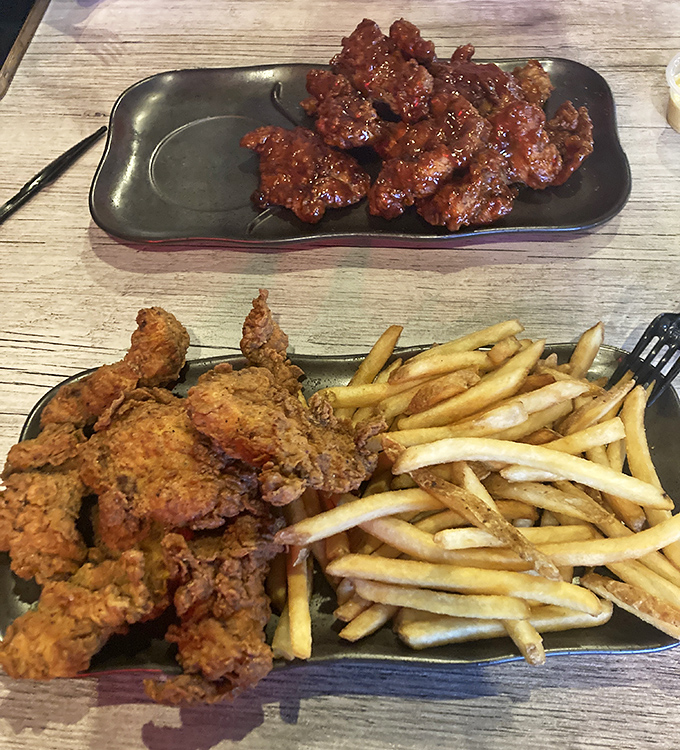 Wings that strike the perfect balance between crispy exterior and juicy interior, with sauces that demand finger-licking.