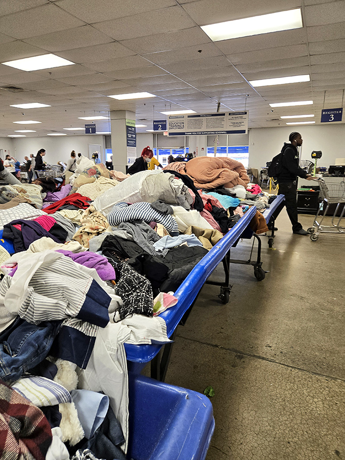 Rack after rack of potential wardrobe upgrades &ndash; the retail equivalent of panning for gold with occasional designer nuggets hiding in plain sight.
