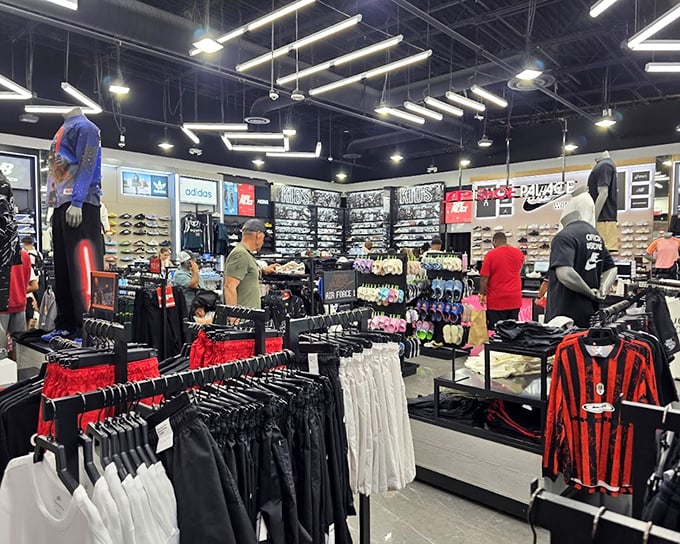 Athletic wear nirvana—where weekend warriors and actual athletes alike can dress the part without taking out a second mortgage.