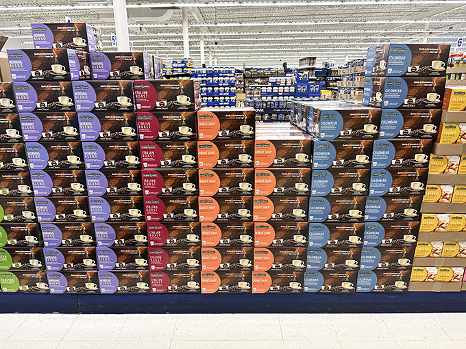 Coffee paradise for caffeine enthusiasts on a budget. Enough variety to satisfy both your morning ritual and your savings account. 