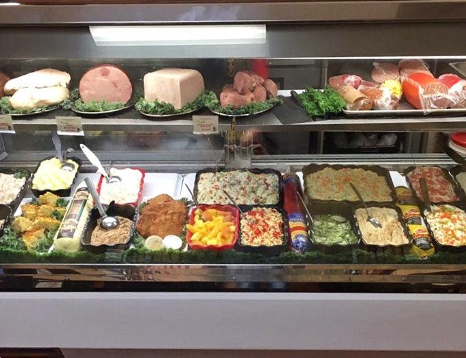 The deli case&mdash;where dreams are stored at precisely 38 degrees. Each container holds a different path to happiness.