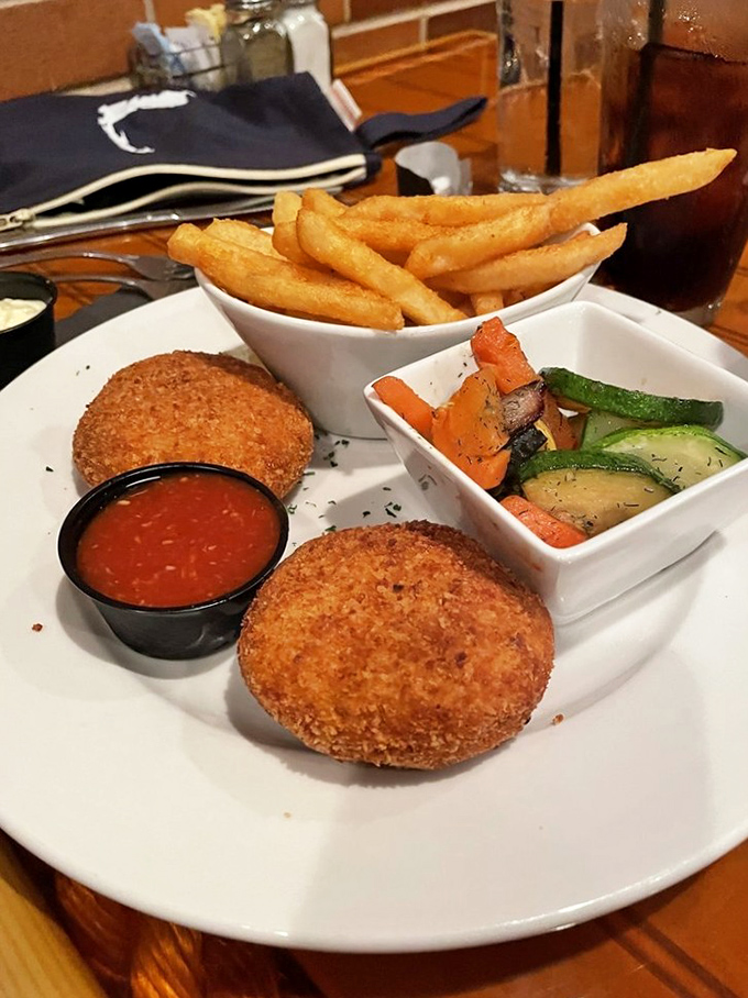 These crab cakes look like they've taken a vow to contain as little filler as physically possible&mdash;a noble commitment to crab purity.