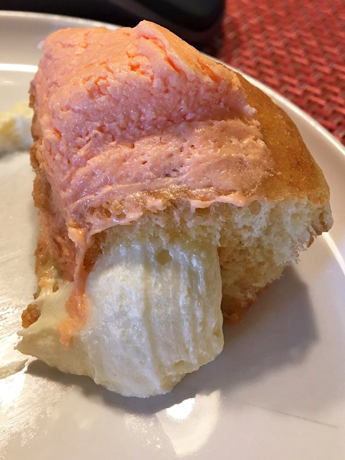 One bite of this creamsicle donut and suddenly you're eight years old again, chasing the ice cream truck in summer.