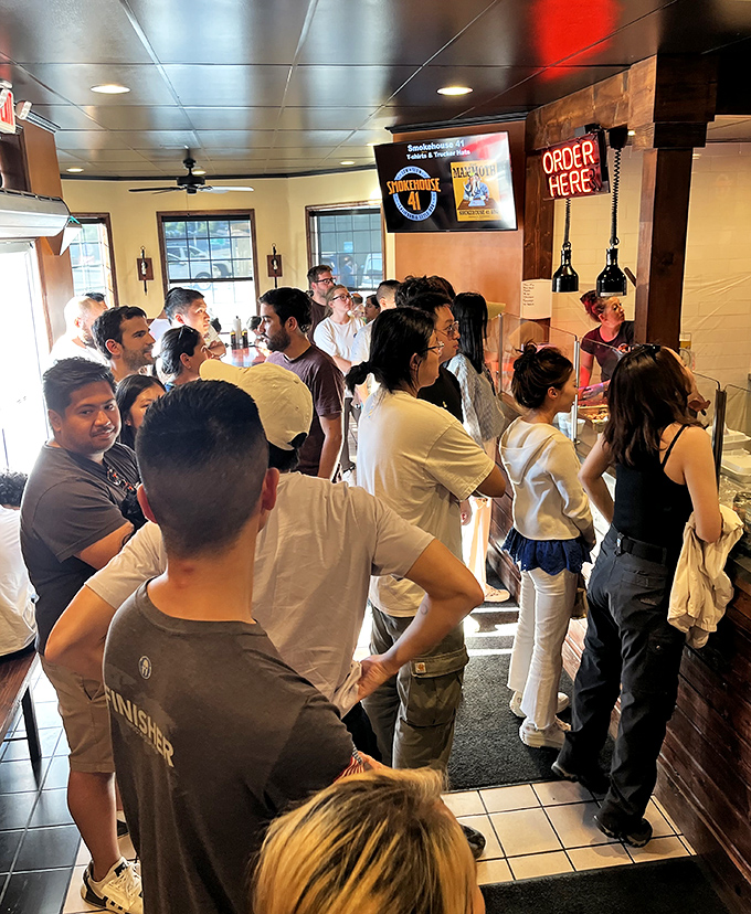 Popular for good reason &ndash; the line at Smokehouse 41 is less of a wait and more of a pre-meal anticipation ritual.