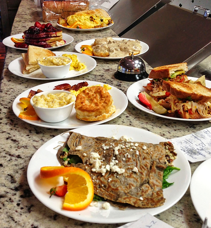 Breakfast paradise! When plates like these emerge from the kitchen, even the most dedicated intermittent fasters suddenly remember they're "breakfast people."