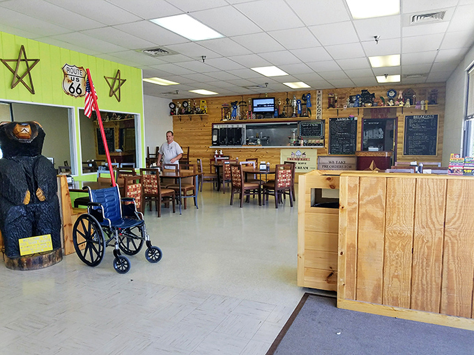 Even treasure hunters need fuel! The cozy café offers respite for weary feet and empty stomachs between bargain expeditions.