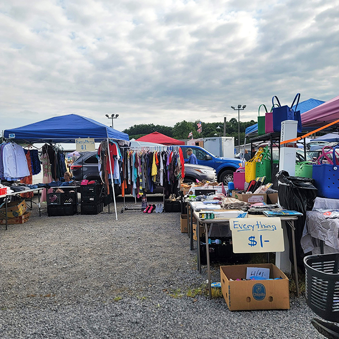 The universal language of bargain hunting: "Everything $1." Some of life's greatest treasures come with the smallest price tags.