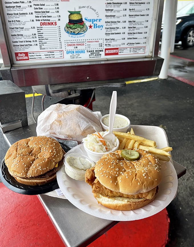 A feast fit for royalty served on humble paper plates&mdash;the juxtaposition that makes drive-in dining so wonderfully unpretentious and satisfying.