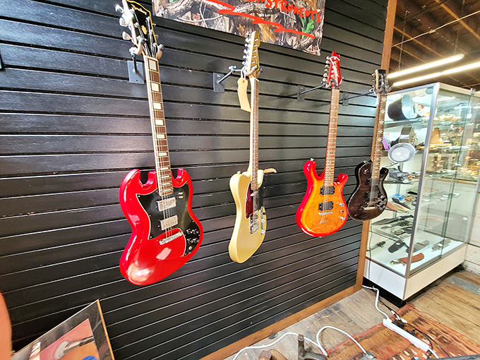Rock 'n' roll never dies &ndash; it just gets displayed on walls. These vintage guitars are ready for their second act with a new generation of musicians.