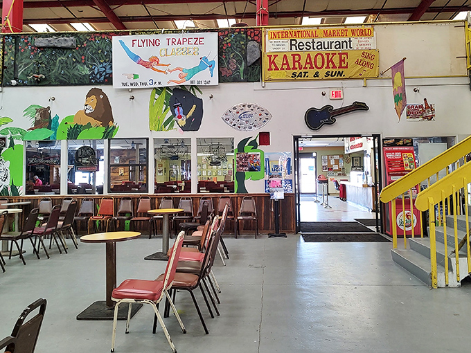 The market's food court&mdash;where karaoke meets comfort food, and Saturday lunch becomes an unexpected adventure for your taste buds.