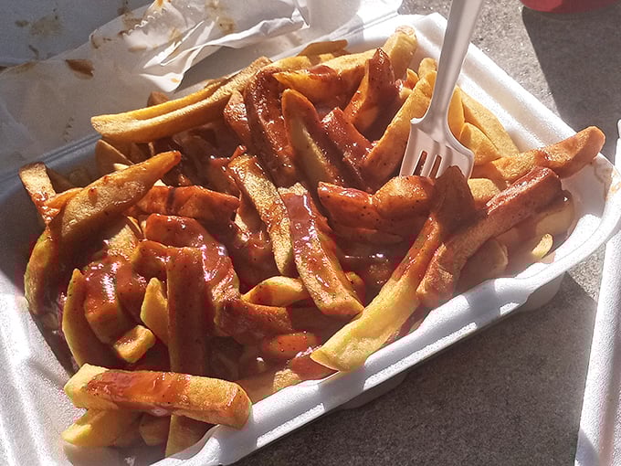Fries drenched in that legendary sauce&mdash;because in the BBQ world, being a supporting actor sometimes means stealing the whole show.
