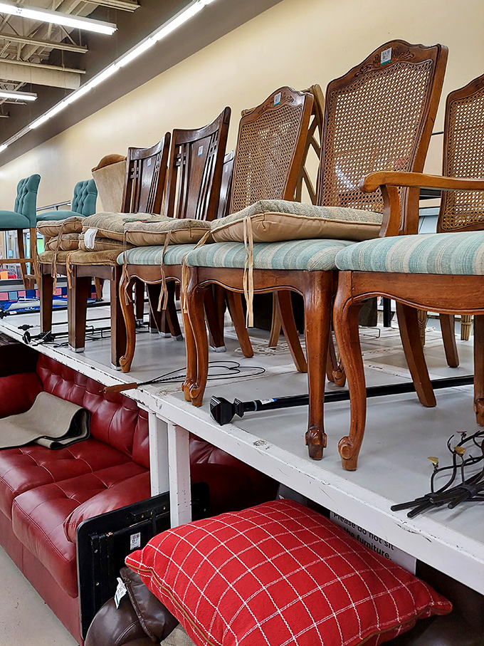 These dining chairs have stories to tell&mdash;of family dinners, homework sessions, and that time Uncle Bob leaned back too far after Thanksgiving.