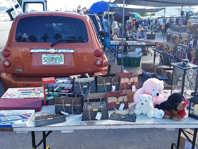 Step right up&mdash;this flea market table feels like a treasure chest brimming with stories.