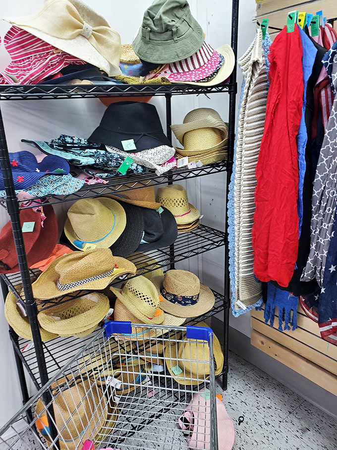 A tower of summer-ready headwear! These straw hats have stories to tell&mdash;and new adventures to shade you from.