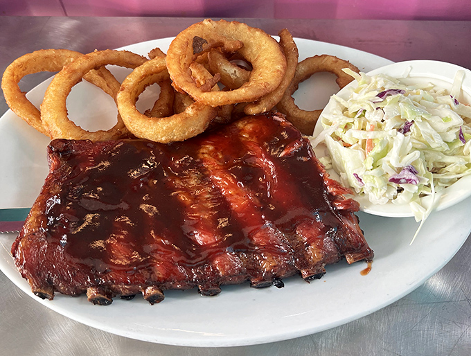 Country fried steak smothered in pepper gravy with sunny-side up eggs &ndash; cardiac concern or culinary masterpiece? In the Keys, we call it "Tuesday."